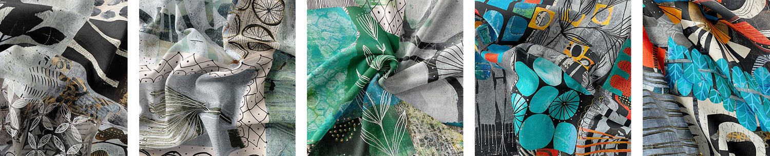 Art Scarves, Kimonos & Bags | Sheree Burlington Wearable Art