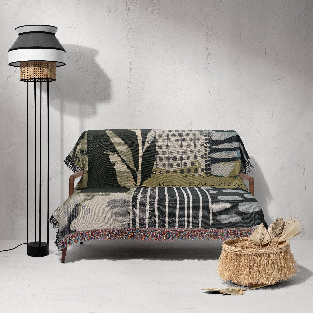 Personalized Woven Blankets Wedding, Memorial, Sheree Burlington Art